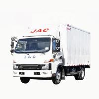 China JAC 4x2 Cargo Van Truck Single Row Transit Box Truck 5 Speed Transmission for sale