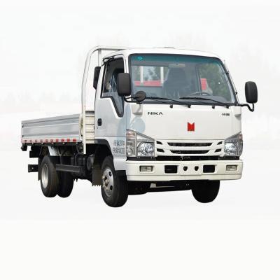China Keizu Isuzu Single Row Cargo Transport Truck With Fence Plate Style for sale