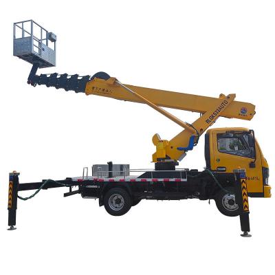 China Dongfeng 18m 21m Boom Lift Articulated Truck Mounted Insulated Basket Trucks for sale