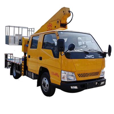 China Famous Brand New 4x2 Jmc 35m Straight Arm Aerial Lift Truck for sale