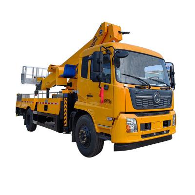 China Export 32m Dongfeng Euro 2 High Altitude Operation Platform Truck Mounted Crane Vehicle for sale