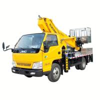 China Single Row Telescopic Arm Aerial Work Vehicle   High-altitude Operation Vehicle Aerial Work Platform for sale