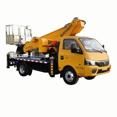 China Dongfeng  Single Row Telescopic Arm Aerial Work Truck    Lift Truck   Bucket Truck for sale