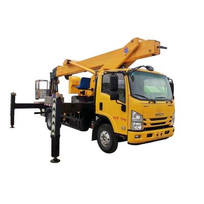 China I SUZU 32m Single-row Telescopic Boom Aerial Work Truck  With Small Flying Arm    Lift Operation  Lifting  Truck for sale