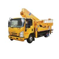China I SUZU 30m Single Row Straight-arm   Aerial Work Truck High Lift Operation Component Lifting Truck for sale