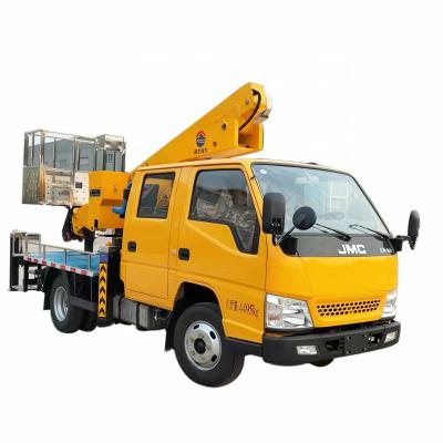 China JMC Double Row Telescopic Arm High-altitude Operation Vehicle   Lifting Truck for sale