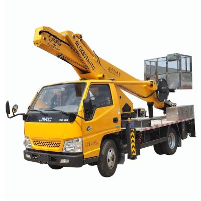 China JMC 27m Single Row Telescopic Arm Aerial Work  Truck   Lift up Truck  Tower   Truck for sale