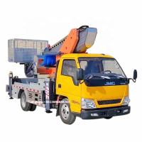 China JMC Single-row Telescopic Arm Aerial Work Vehicle With Small Flying Arm  Bucket Truck for sale