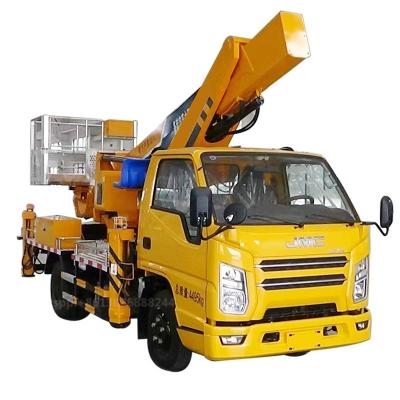 China JMC Single Row Telescopicaerial Work Platform   High Lifting   Truck for sale