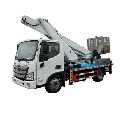 China FOTON Single Row Telescopic Arm Aerial Work Truck   Overhead-working-truck   Lifting Mechanism for sale