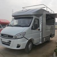 China China Popular Gasoline Engine Mobile Catering Food Van for sale