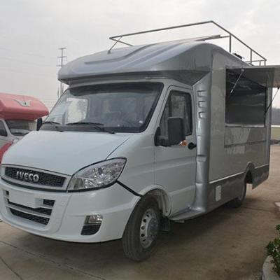 China China Popular Gasoline Engine Mobile Catering Food Van for sale