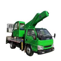 China JMC Single Row High Altitude Overhead Working Truck Elevating Platform Truck Euro 6 for sale