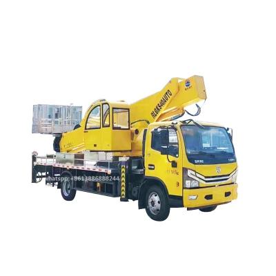 China Dongfeng 40 Meter Double Row Lifting Platform Truck Aerial Work Platform High Altitude for sale
