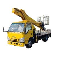 China Isuzu Single Row Telescopic Arm High-altitude Operation Truck  Overhead-working-truck  	aerial Platform Truck for sale