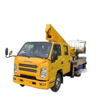 China JMC Double Row Telescopic Arm Aerial Work Truck High Lift Operation 4x2 Drive for sale