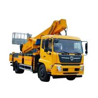 China Dongfeng Kingrun Double Row Telescopic Arm Lift Up Aerial Work Truck 45 Meter for sale