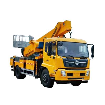 China Dongfeng Kingrun Double Row Telescopic Arm Lift Up Aerial Work Truck 45 Meter for sale