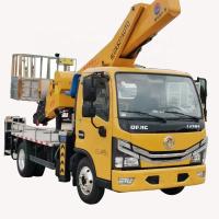 China 32m Dongfeng Dorica Telescopic Boom Truck Elevating Platform Truck Euro 6 Remote Control for sale