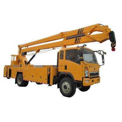 China Sinotruk Howo High Altitude Operation Truck 4x2 Hydraulic Lift Platform Truck for sale
