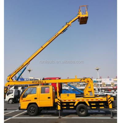 China 10M 20-22M Faw High Altitude Operation Truck , Truck Mounted Aerial Platforms 100km/h for sale