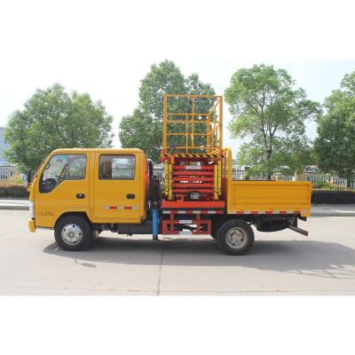 China DFAC 4x2 Hand Operated High Altitude Lift Truck 8m 10m Double Cabin for sale