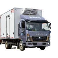 China Sinotruk HOWO Commander 4X2 Refrigerated Box Truck 160 Horsepower Euro 3 for sale