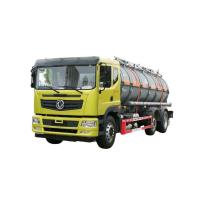 China Dongfeng  270 Horsepower 19.9 square Total Weight 32 Ton Fast 8 Gear Corrosive Articles Tank Transporter for sale