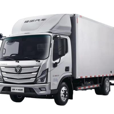 China Foton AMT Automatic Transmission Single Row Van Type Light Truck for sale