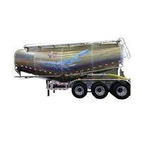 China All-aluminum Alloy Horizontal Powder tank Semi-trailer for sale