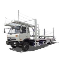 China 6 Car Capacity Vehicle Car Carrier Hauler Trailer Hydraulic Lifting Double Deck Car Transport Truck Trailer for sale