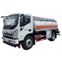 China Customized FOTON 4X2 Fuel Tanker Truck for Petrol With Single Oil Pump and Digital Refueling Dispenser for sale