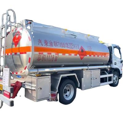 China Custom 10000 Liter LPG Tanker Truck Stainless Steel Aluminum Fuel Tank Truck for sale