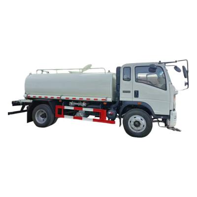 China Factory HOWO 5000Litres~10000Litres Water Spray Bowser Sprinkler Truck Watering Cart Water Tank Truck Water Tanker Trucks for sale
