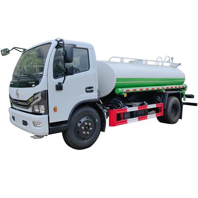 China Dongfeng Small Size 5000liter Water Spray Bowser Sprinkler Tanker Truck for sale