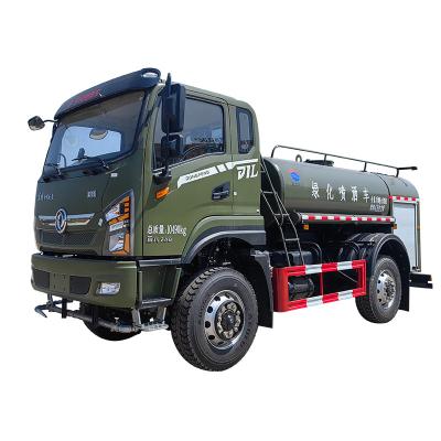 China Dongfeng 4wd 4x4 off Road 5 Tons Purified Water Bowser Truck Water Bowser 4500 Liters for sale