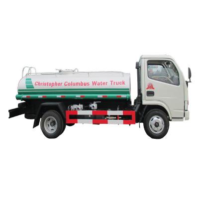 China Dongfeng 4x2 5000Litre Water Delivery Truck 5000Litre Water Truck Delivery 5000Litre Water Transport Truck for sale