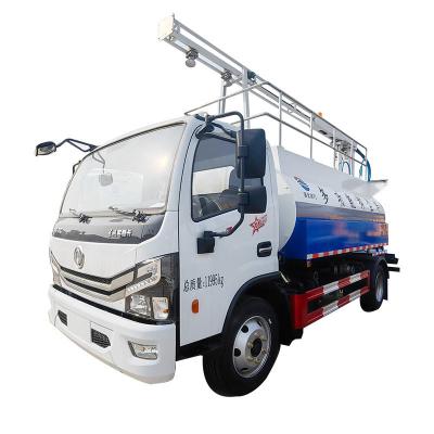 China Small Mini Dongfeng Left Hand Drive 5000L Cannon Spray Water Truck for sale