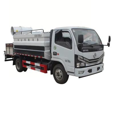 China Dongfeng Single Row 5 Cbm  Water Truck With Fog Cannon  	water Bowser Truck  Waterwheel for sale