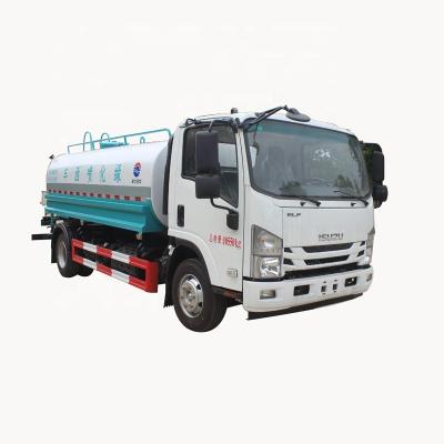 China I  SUZU 7000 -8000 Liters Sprinkler Truck  tank Car Watering Truck 	water Bowser for sale
