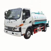 China White JAC 4*2 5000-7000 Liters Green Spraying Truck  Waterwheel  	water Bowser Truck for sale