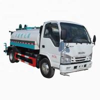 China I  S  UZU  5-7 Cbm Green Spraying Truck   tank  Truck 	water Bowser Truck for sale