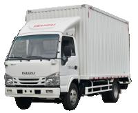 China ISUZU 4x2 Diesel Cargo Truck Van truck 3-8T Load Capacity for sale