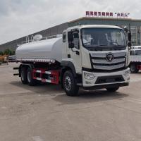 China new condition diesel engine fuel bowser truck Euro 5 FOTON 6*4 fuel tanker truck  gasoline refueling truck for sale