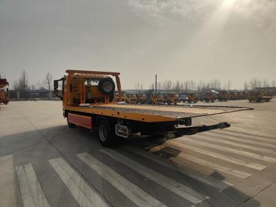China JAC 8Ton Flatbed Rollback Rescue Trucks Vehicle Wrecker Trucks for sale