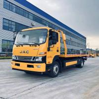 China JAC 6 Ton Flatbed Rollback Rescue Trucks Vehicle Wrecker Trucks for sale