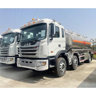 China JAC Aluminum Alloy Diesel /Petrol Tanker 18 Cbm Fuel Tank Truck for sale