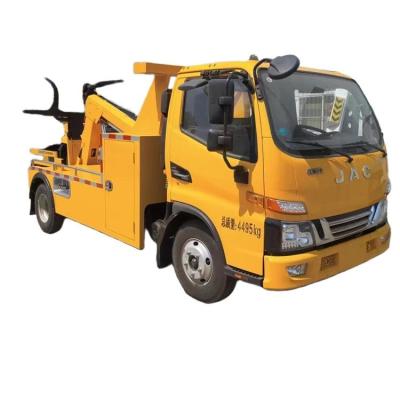 China JAC  Road-block Removal Trucks Wrecker Tow Truck Recovery Vehicle Towing Vehicle for sale