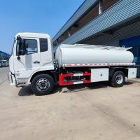 China Dongfeng High Quality Fuel Dispensing Truck 8 Square Mobile Oil Tanker with Metering System Diesel Engine for sale