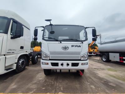 China FAW 4x2 drive wheel tanker truck  fuel tank truck model  manual transmission fuel truck  new condition tanker truck for sale
